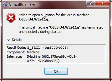 Failed to open a session for the virtual machine - Techyv.com